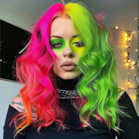 Split Dyed Hair Ideas That Will Get You Instant Compliments